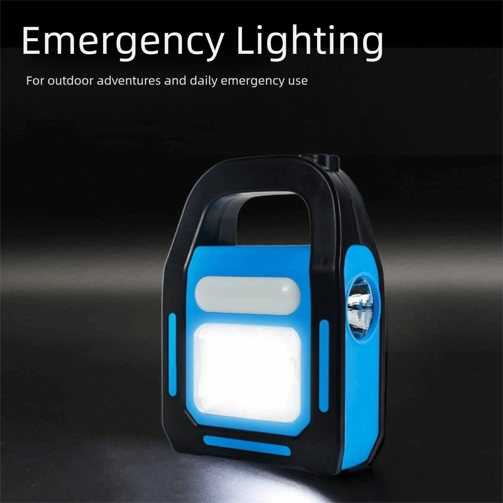 Multi-Function 3 in Solar Camping Lantern Waterproof Rechargeable COB ...