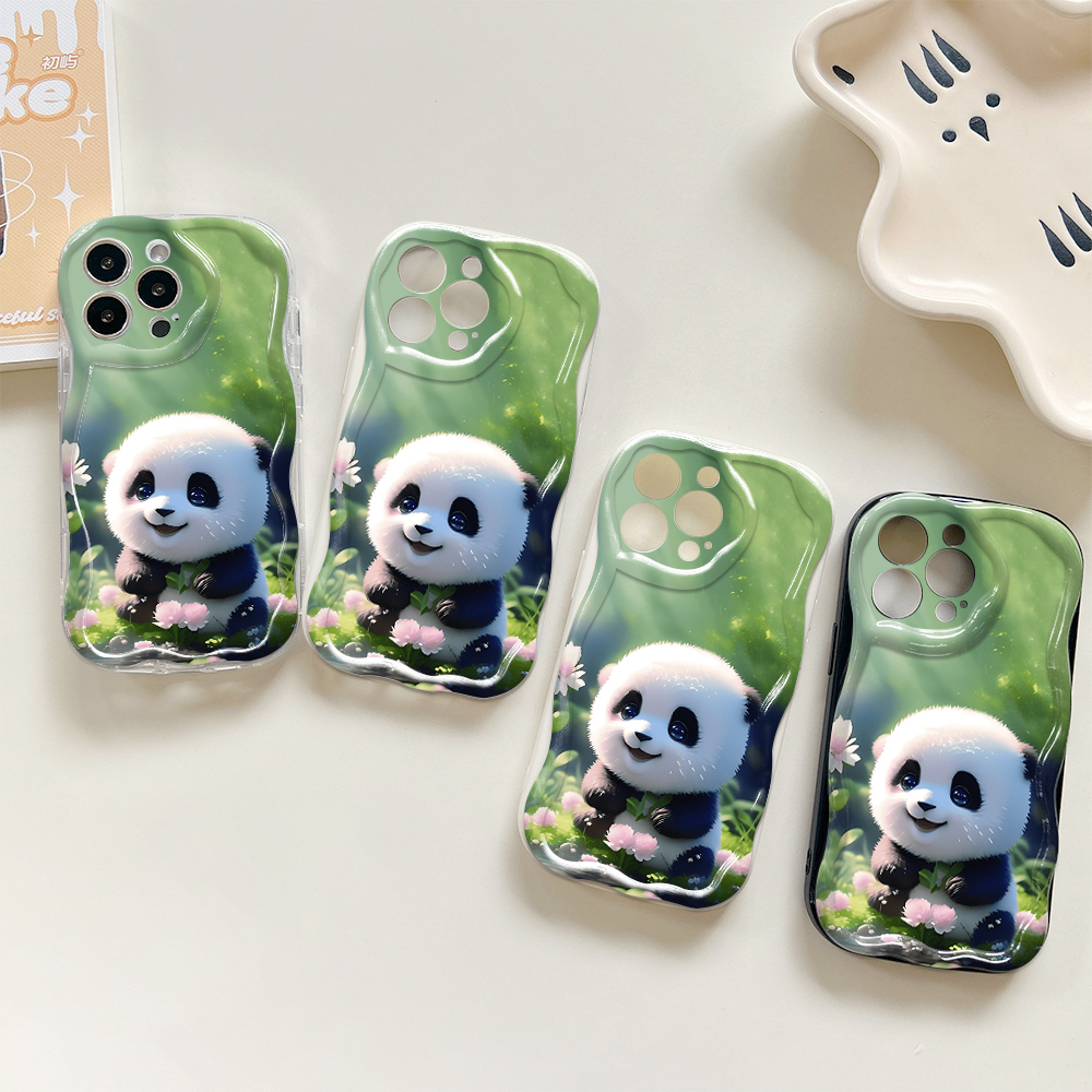 Jizetin for Vivo V50 V50 Lite Y04 Y29S Back Cover Cute Small Panda ...