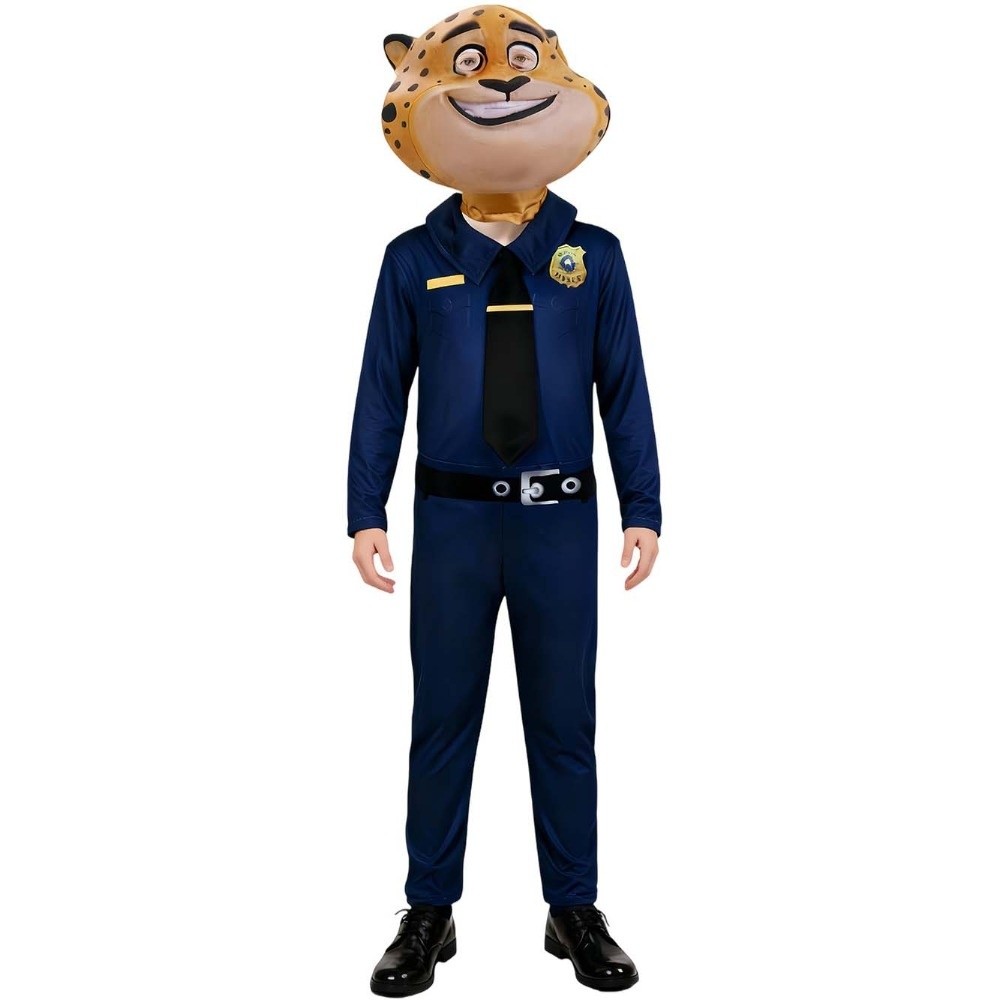 Costume Set Zoo-topia Animal Zoo-topia Leopard Cosplay Costume Benjamin ...