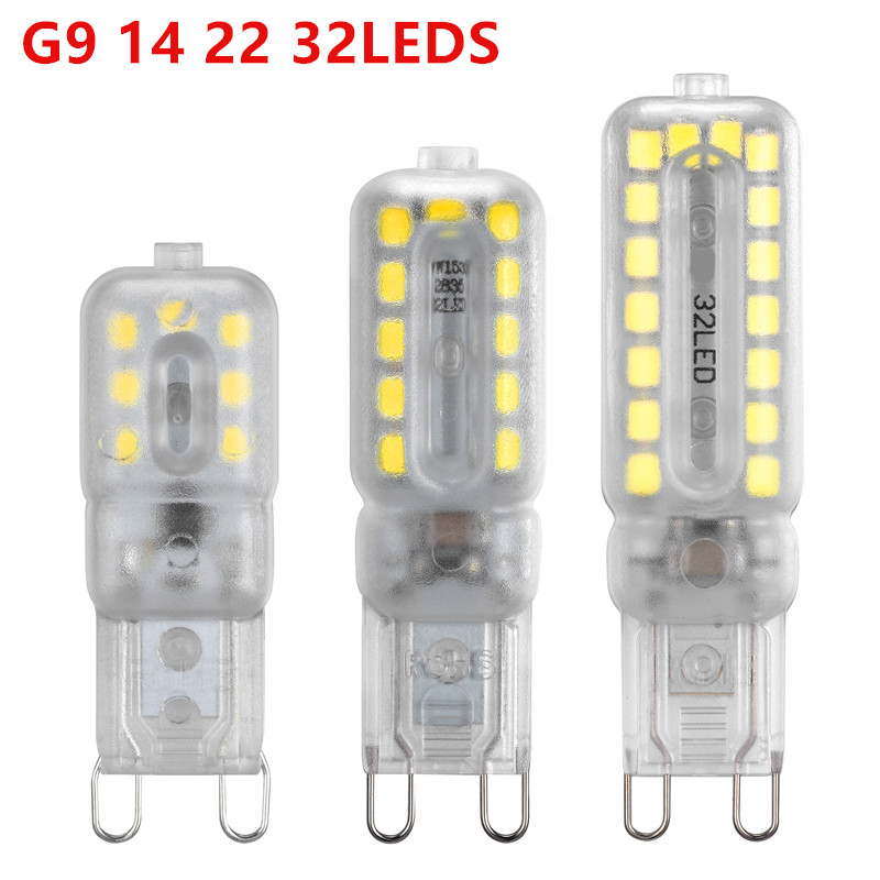 【TopazTrove】Mini 14 22 32LEDS G9 Lamp Corn SMD2835 220V 230V 240V G9 ...