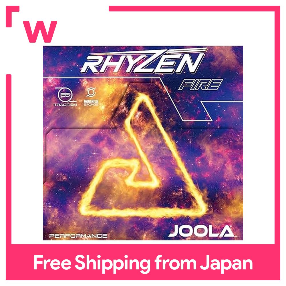 JOOLA Table Tennis Rubber Raizen Fire Medium Hard Sponge Power Rotation ...
