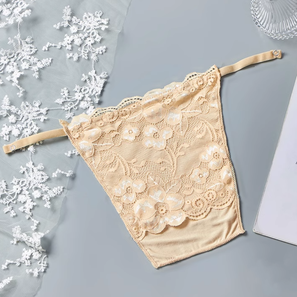 Invisible Flower Strapless Insert Wrapped Chest Double Layer Clip on ...