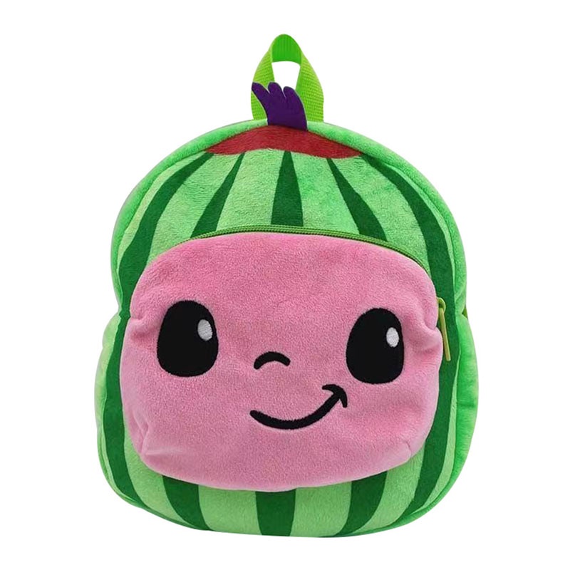 Cocomelon JJ Watermelon Little Boy Plush Backpack for Kids Children ...