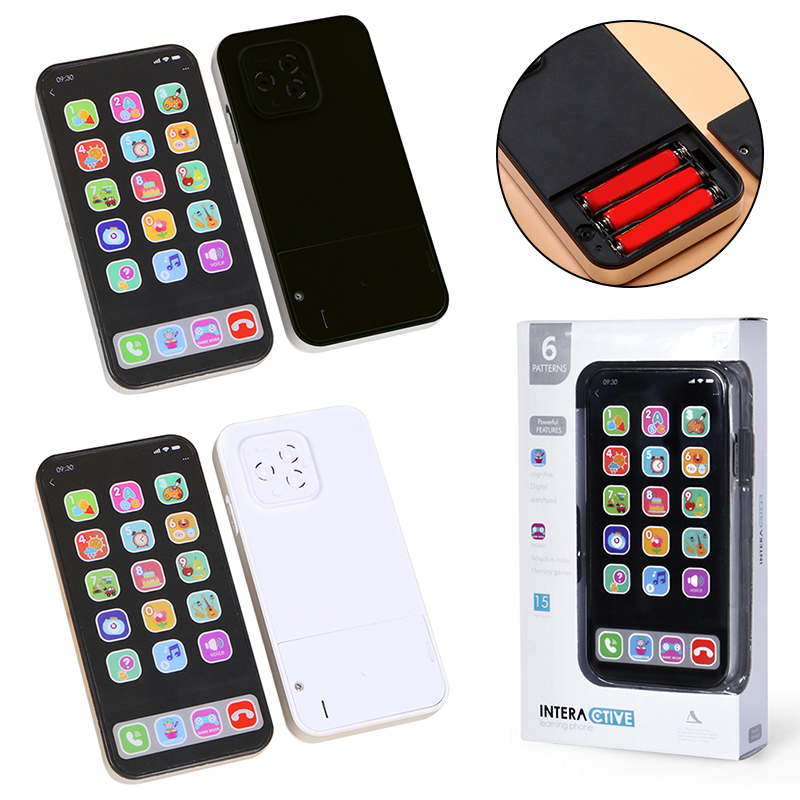 Baby Cellphone Learning Mobile Phone Kids Music Early Electric Phone ...