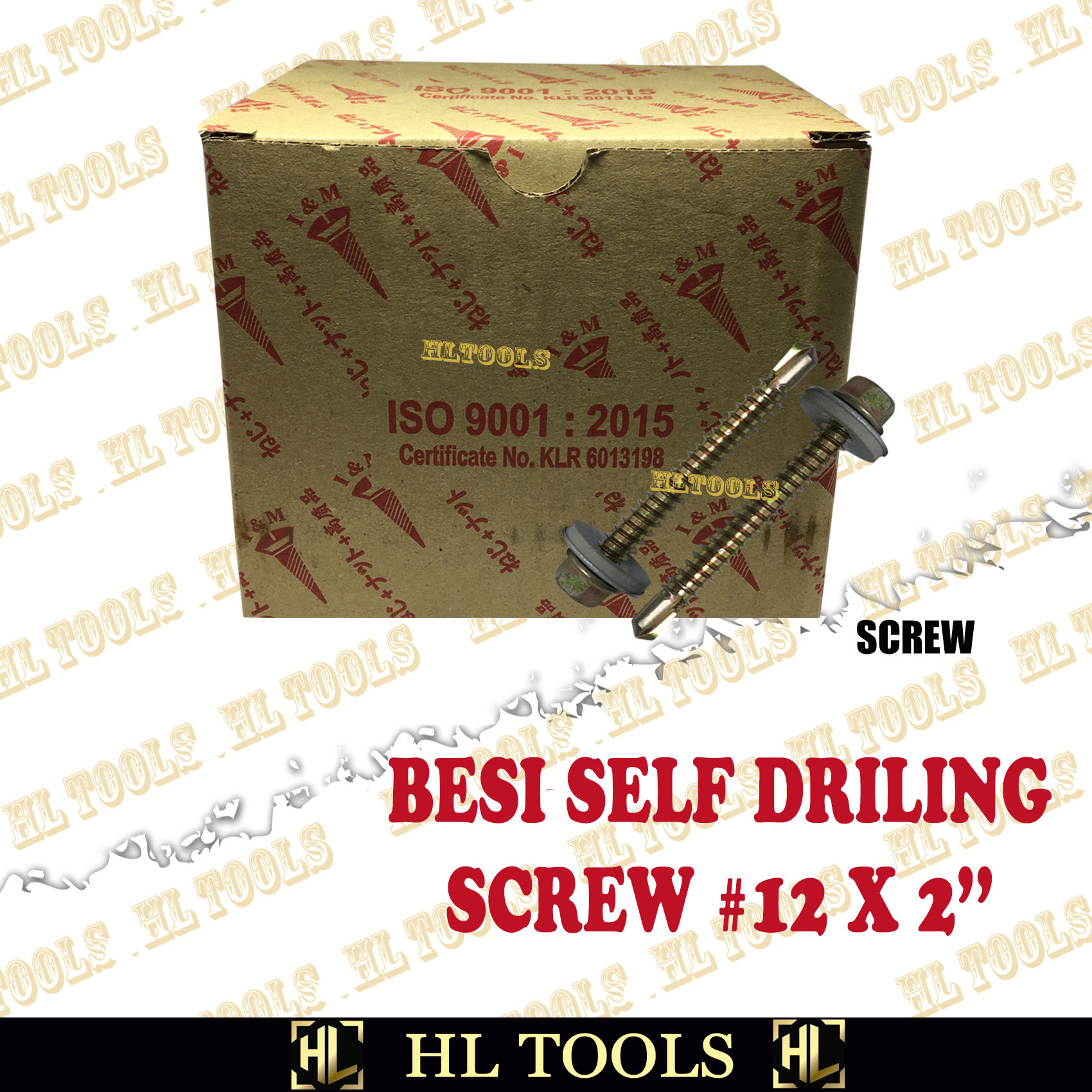 SELF DRILLING SCREW (SDS) SKRU BESI #12 X 2" | Lazada