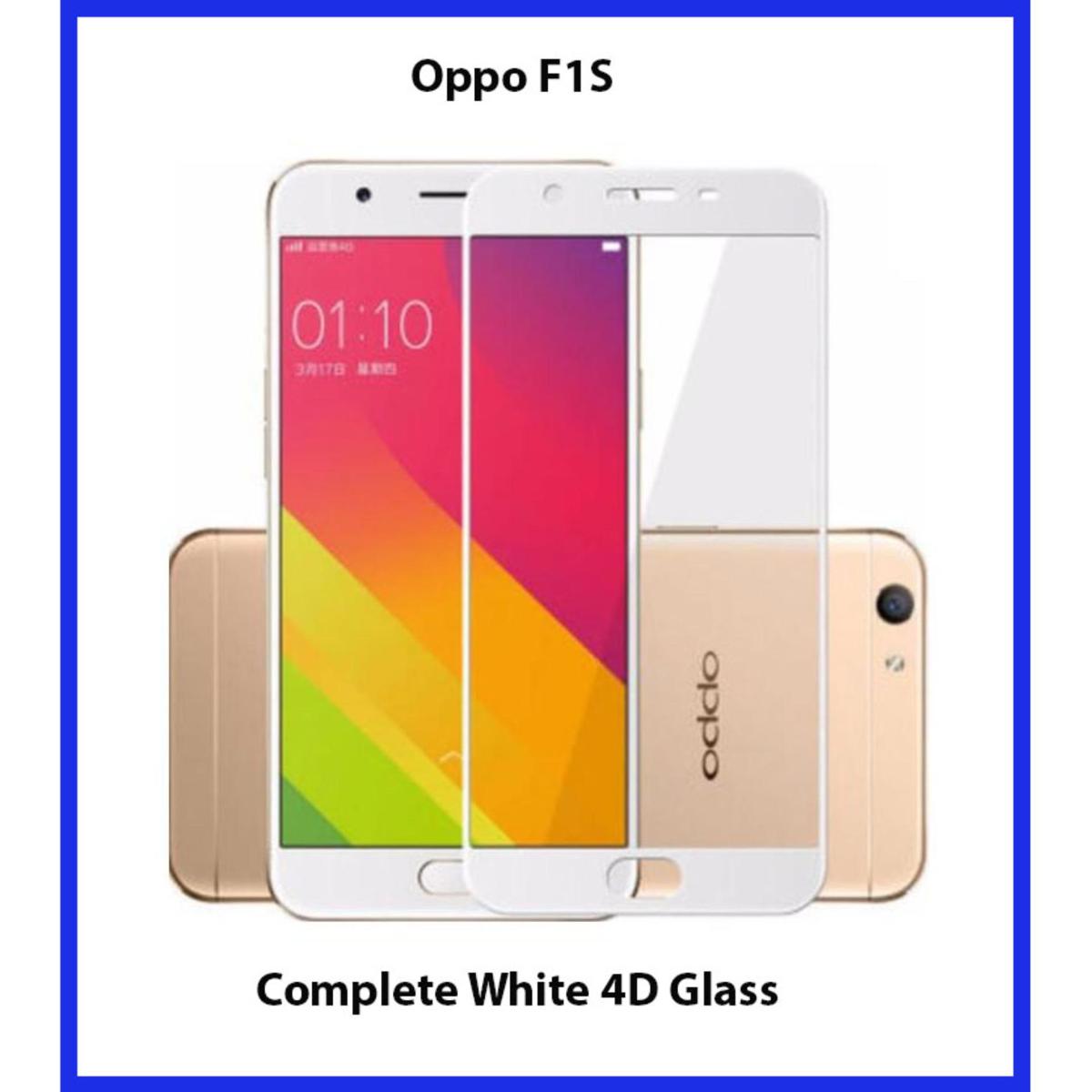 Oppo F1S Full White 9D5D6D10D11D21D Tempered Glass Screen Protector ...