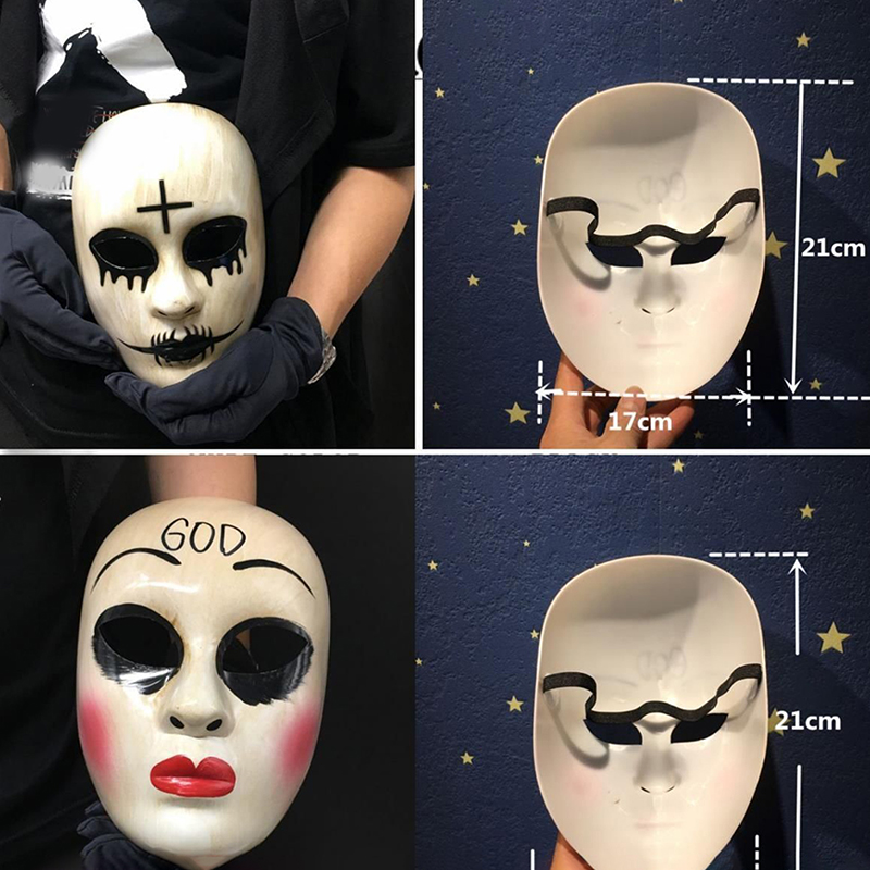 Halloween Movie Theme Anonymous Party Mask for Adults Cosplay and ...