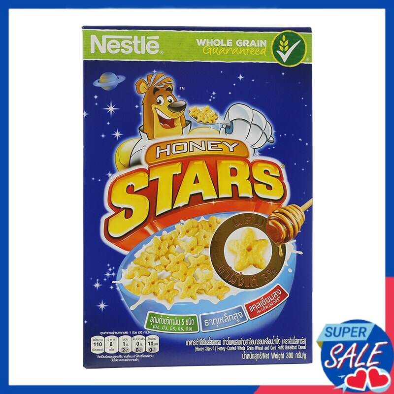 เนสท์เล่อาหารเช้าฮันนี่สตาร์ 300กรัม Nestle Cereal Honey Stars 300g ...