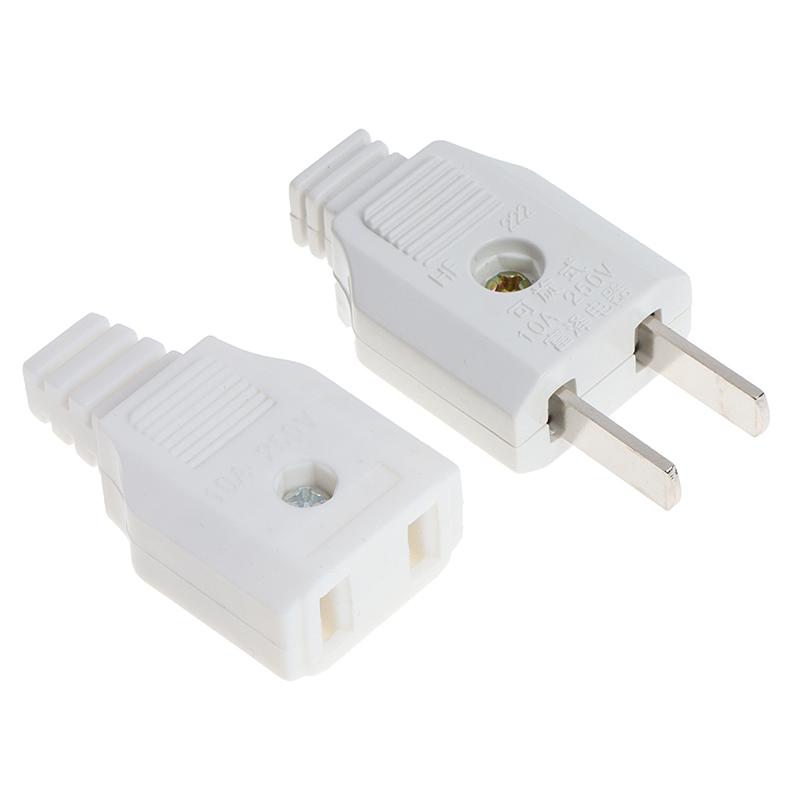 Two flat foot national standard male female docking plug female plug ...
