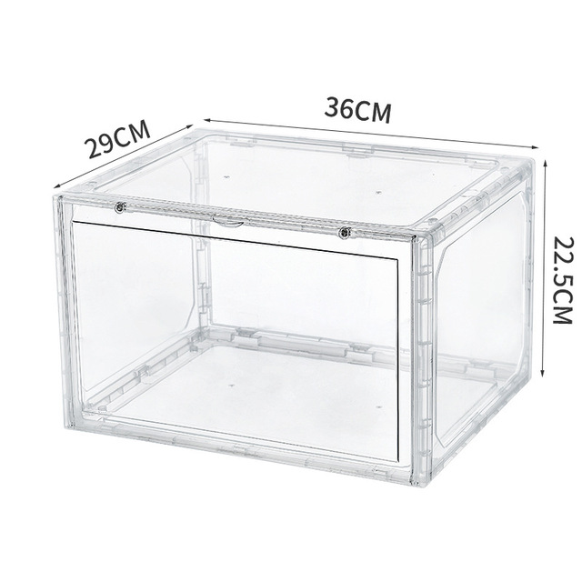 LinE Store 6PCS ShoeBox XXL Size Shoe Rack AJ Basketball PP Plastic and ...