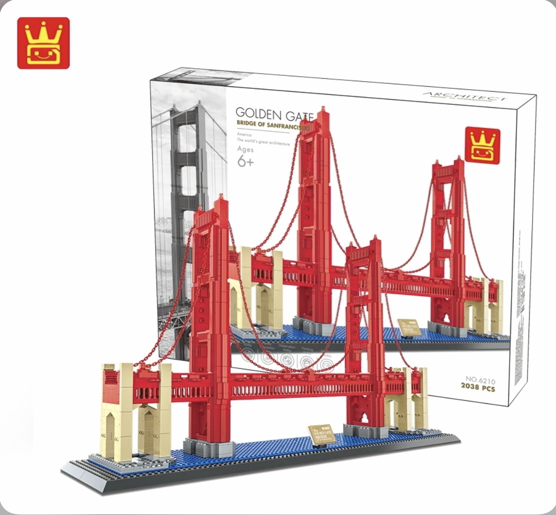 6210 WANGE The Golden Gate Bridge Of San Francisco Model 6210 Building ...