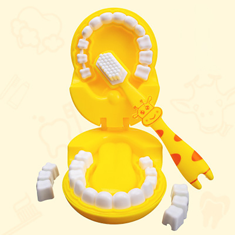 4pcs Kids Pretend Play Toy Dentist Check Teeth Model Set Educational ...