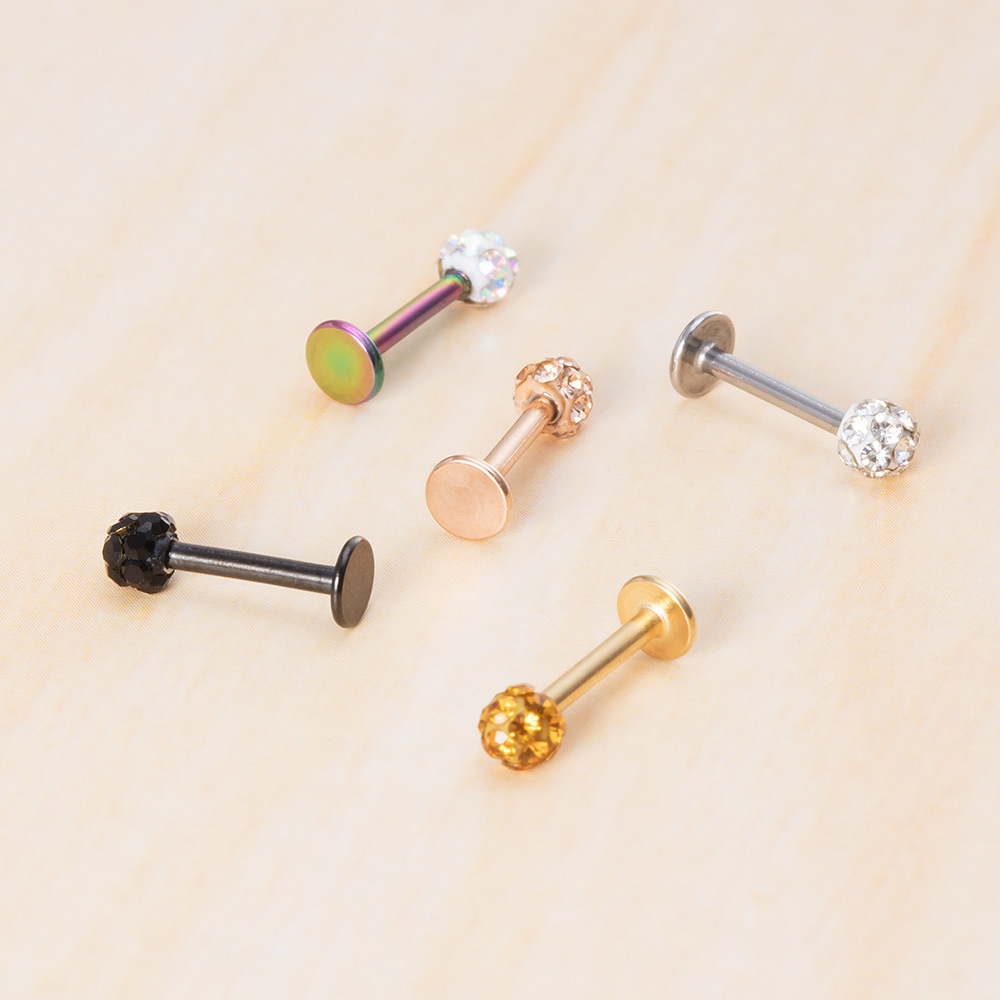 Shambhala full drill ball lip nail does not fall off drill ear bone ...