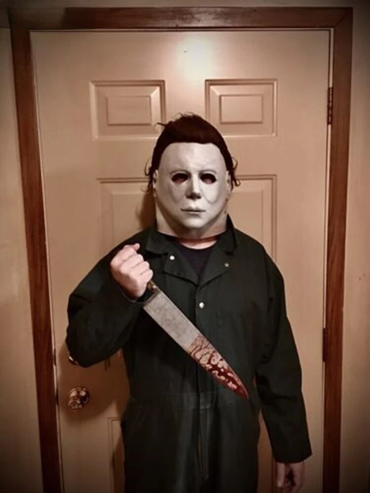 【Sell-Well】 Halloween 1978 Michael Myers Horror Cosplay Costume Latex ...