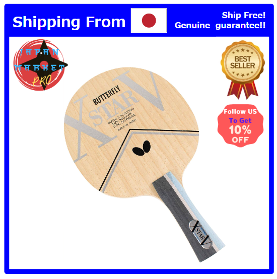[Direct from JAPAN] Butterfly Xstar V 37011 Offensive Table Tennis Bat ...