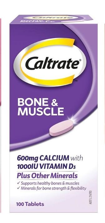 Caltrate Bone And Muscle / Bone And Muscle 50+ 100 Tablets | Lazada ...
