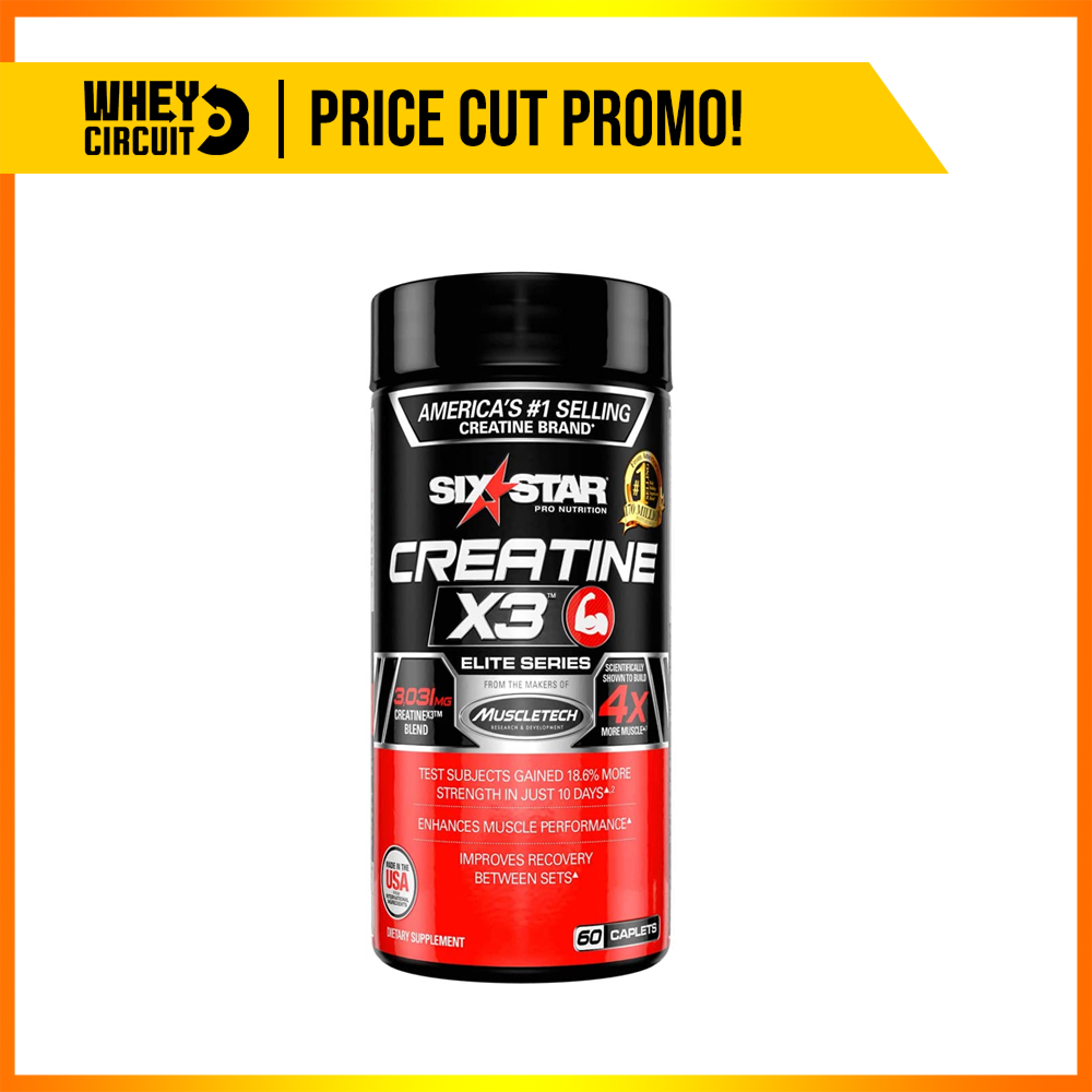 Muscletech 6 Star Creatine 3X Elite Series 60 caps + 12 caps (BONUS ...