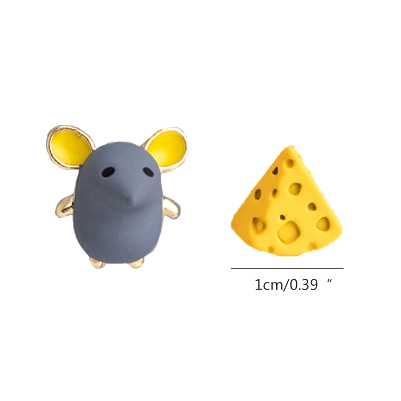 Eye Catching Mouse Earrings Unique Mouse And Cheese Earrings Eye ...