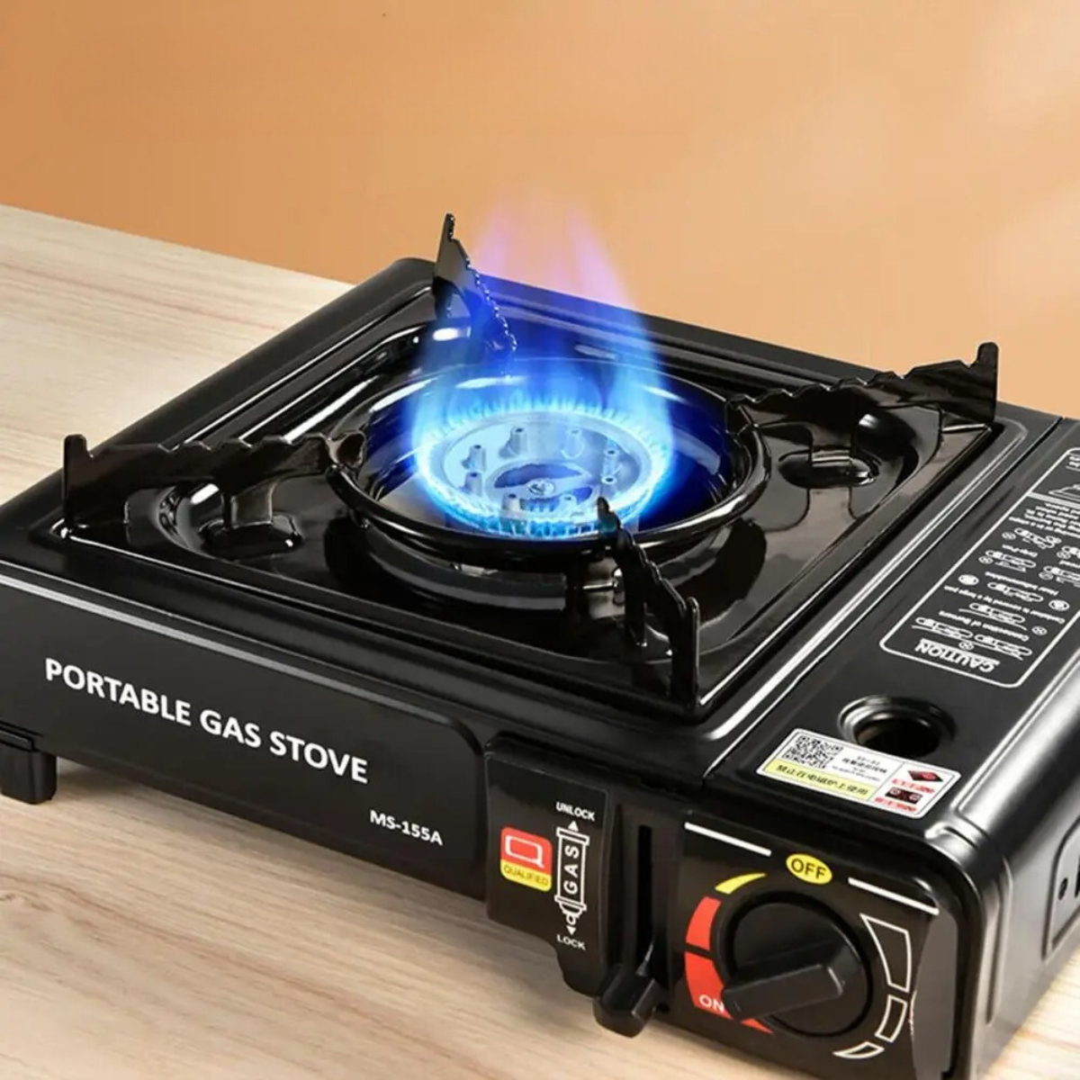 Talababa Portable Butane Gas Stove Single Burner - Automatic Ignition ...
