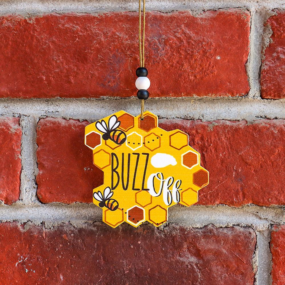 VI3W Garden Wooden Home Decor Ornament Crafts Bee Sign Bee Art ...