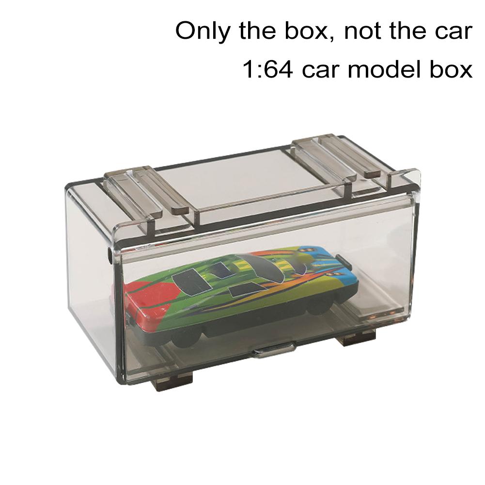 PP Plastic Car Model Display Box 1:64 Diecast Cars Storage Tan ...