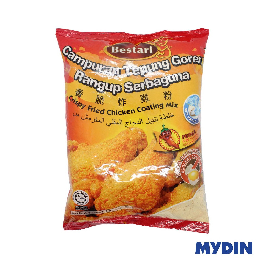 Bestari Crispy Fried Chicken Coating Mix (1kg) | Lazada
