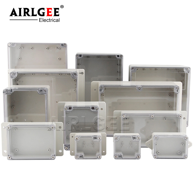 Clear Waterproof Junction Box Plastic Enclosure Box Project Instrument ...