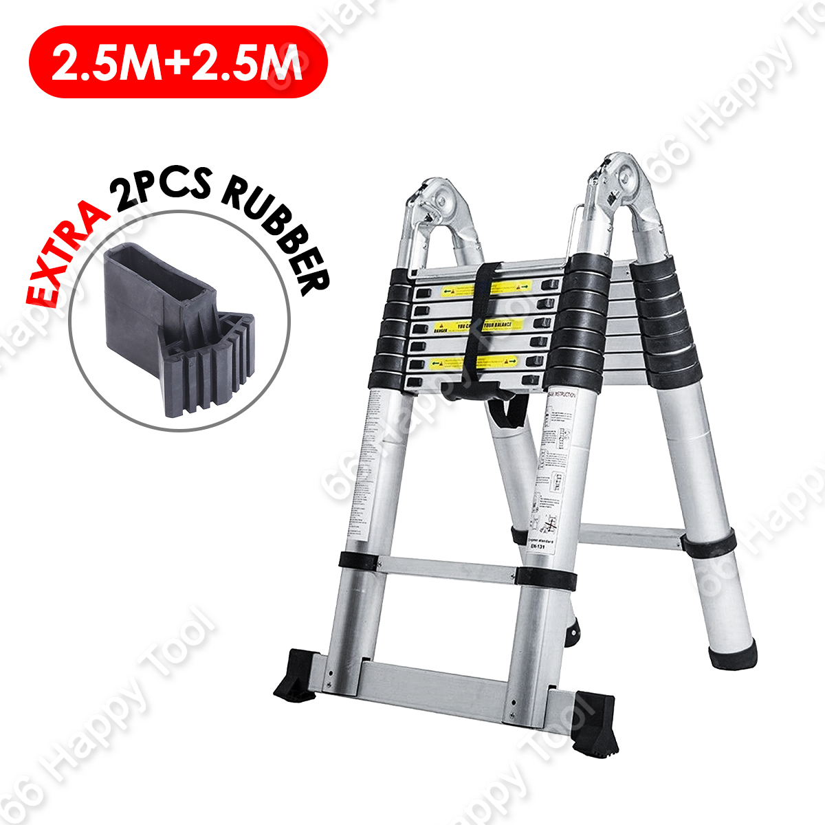 1.6m / 1.9m / 2.2m / 2.5m Double Sided Two Way Multipurpose Telescopic ...