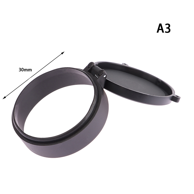 Tools Rifle-Scope Hunting Aiming Optic Lens Covers Telescopic Flip Up ...