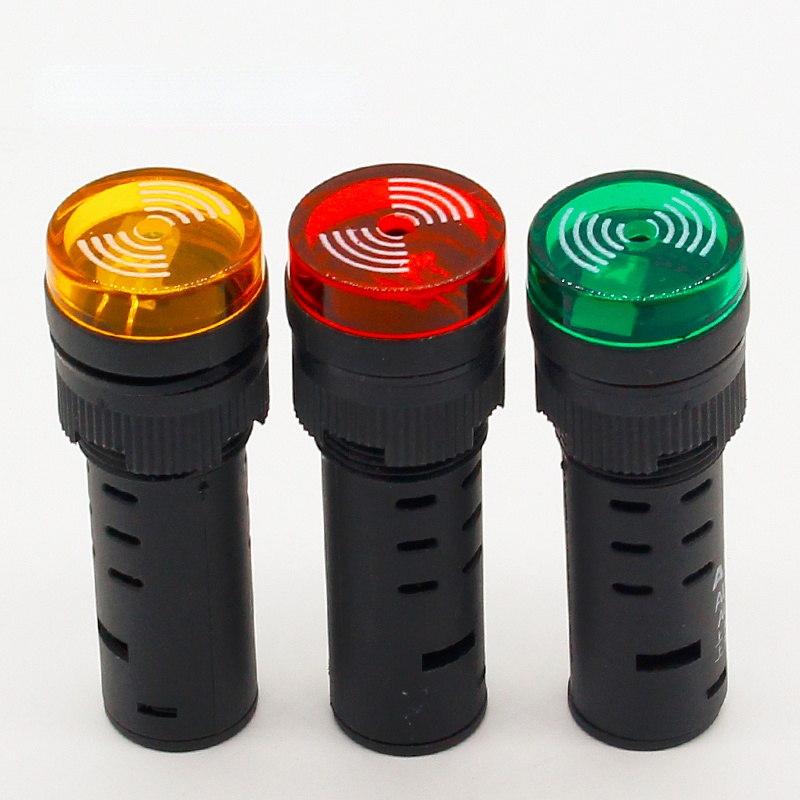 Panel Mount 16mm Led Indicator Buzzer 12v 24v 220v Led Buzzer | Daraz.pk