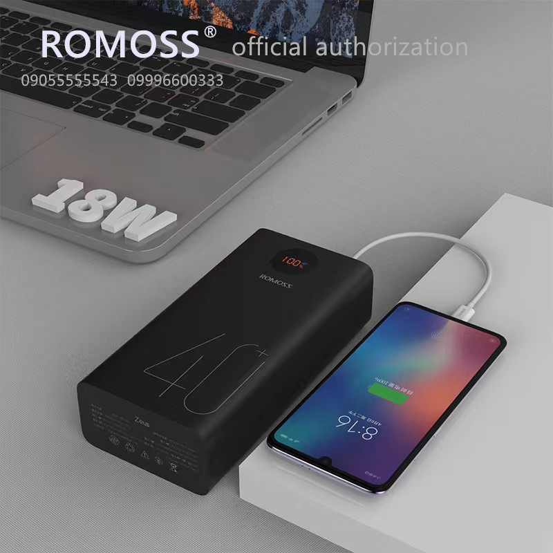 { PHK } Original authentic ROMOSS ZEUS fast charging power bank ...