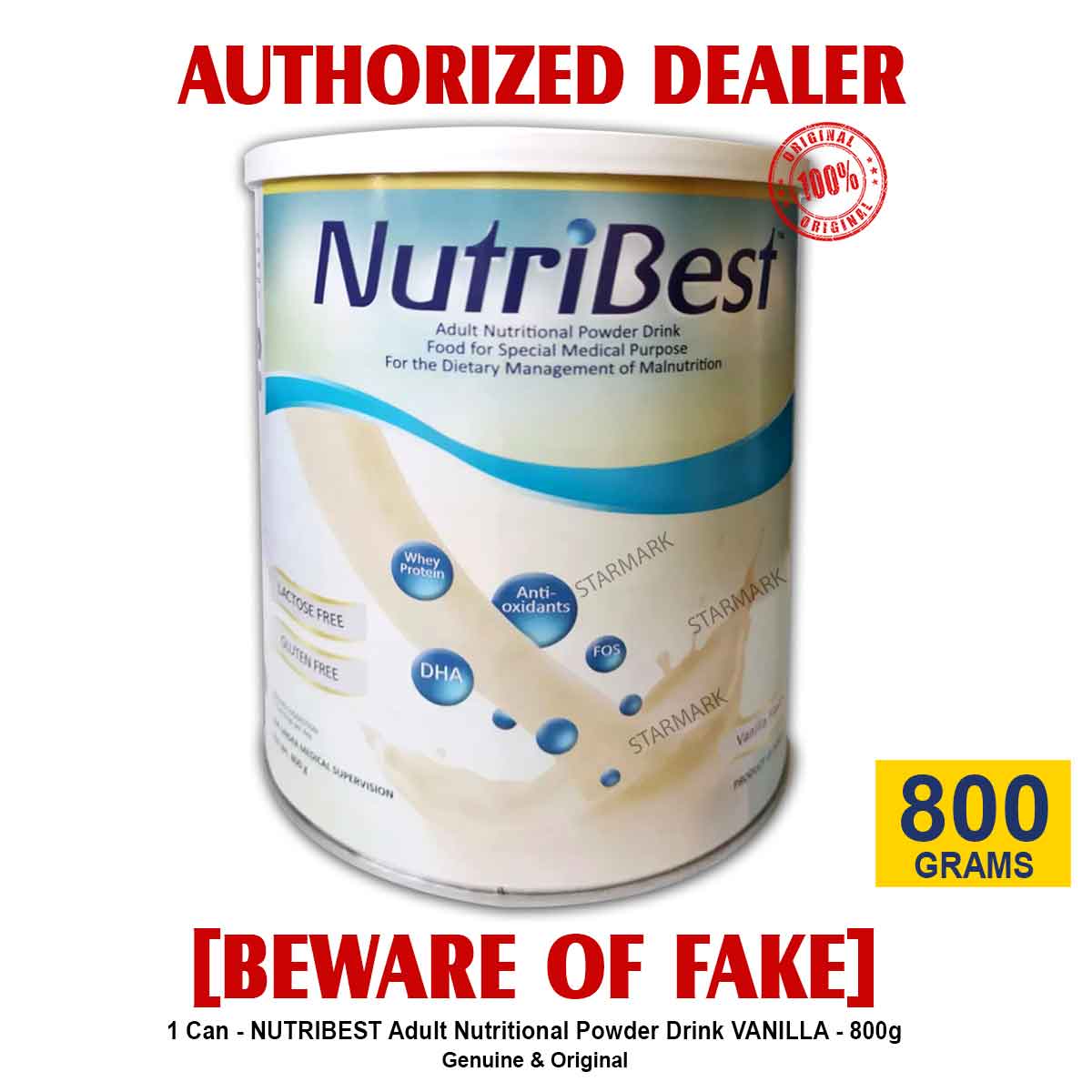 Nutribest Vanilla 800g Adult Nutritional Powder Drink Drinks 800g Nutri Best AUTHENTIC Red ...
