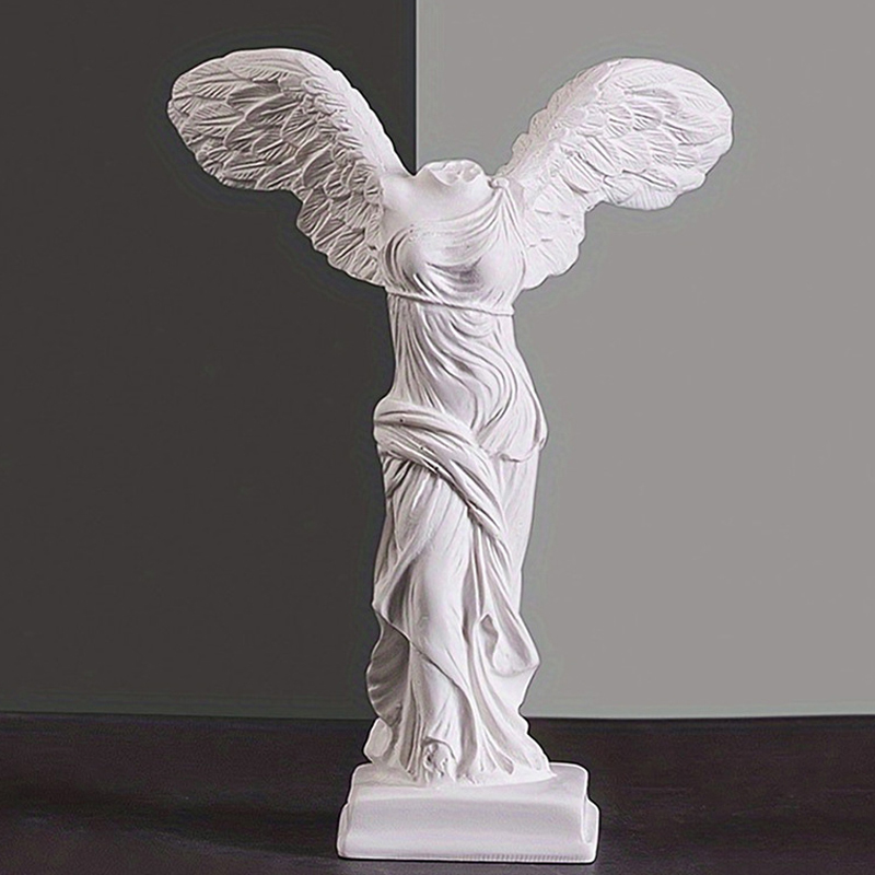 Greek Goddess Of Victory Character Statue Angel Wing Art Figurine Decoration Home Office Decor ...