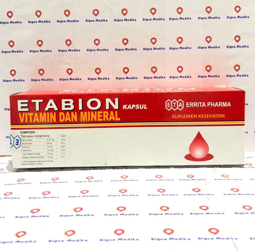 Etabion Box Isi 100 Tablet - Vitamin Dan Mineral | Lazada Indonesia