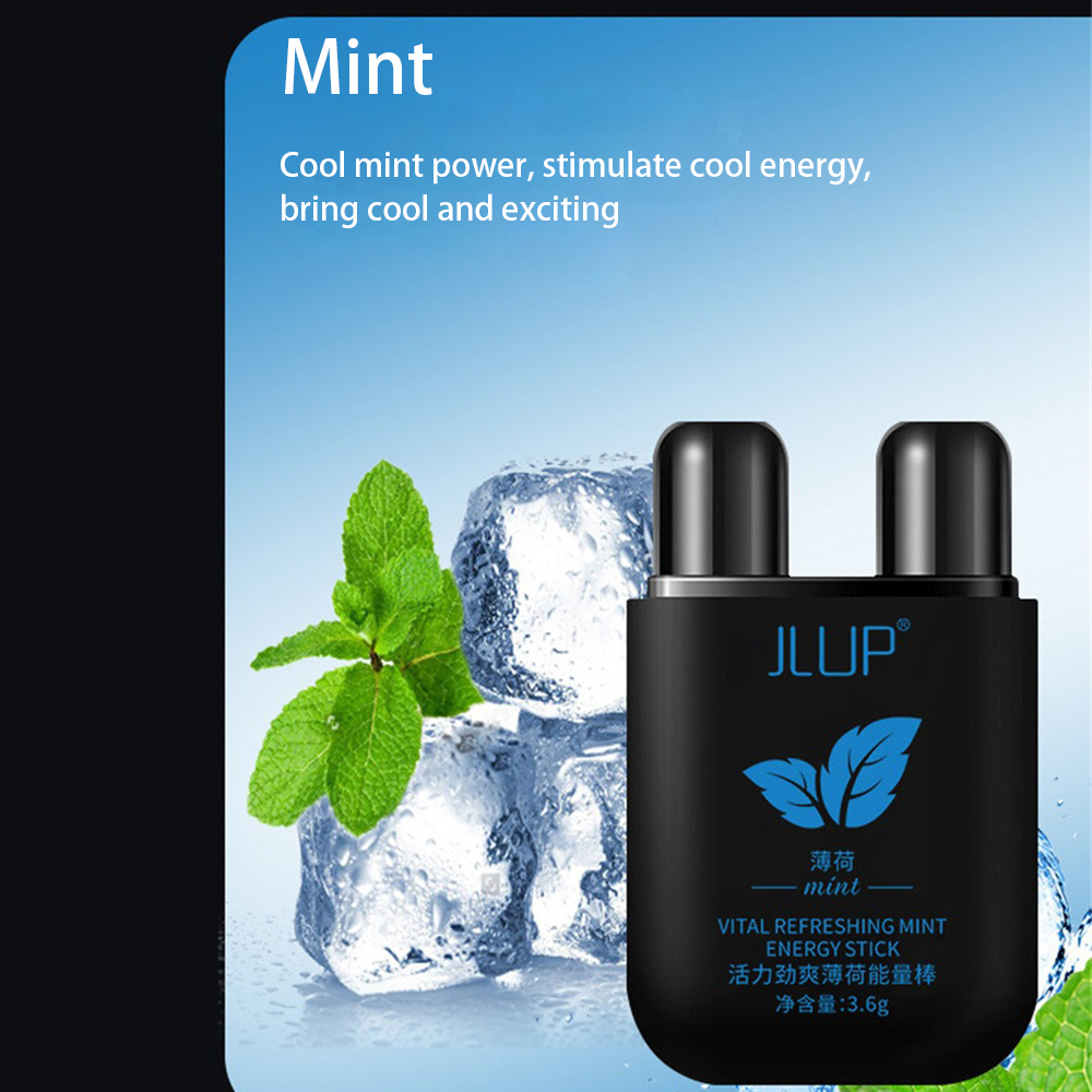 JLUP Mint Nose Awakening Stick Double Hole Refreshing Energy Stick ...
