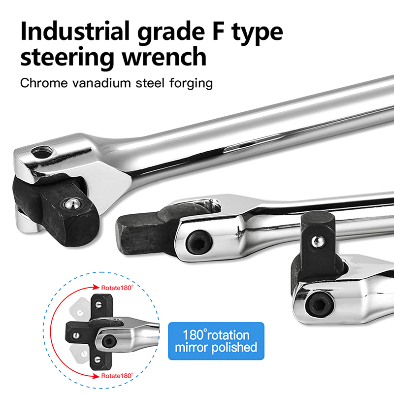 1/2'' F Rod Wrench Socket 10/12/15/18'' Torque Wrench Long Force Bar ...
