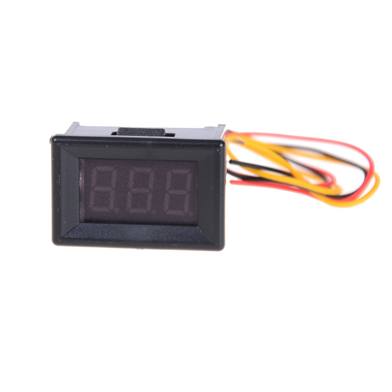 DC 0-100V LED Mini Digital Voltmeter Volt Meter Gauge Voltage Panel ...