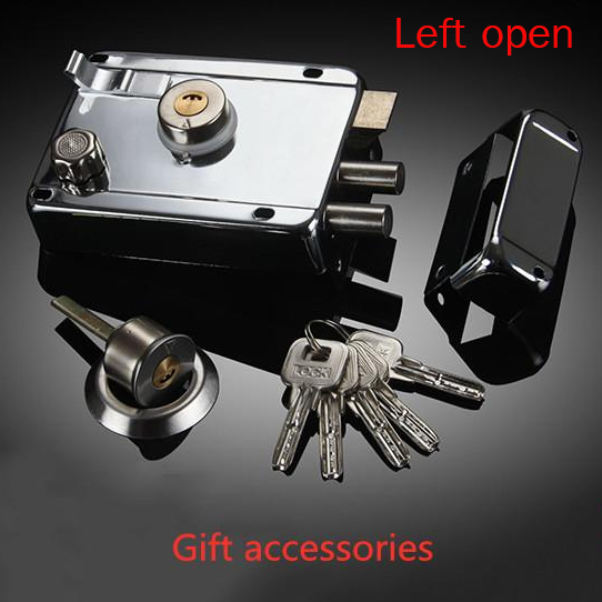 Exterior Iron Door Locks Security Anti-theft Lock Multiple Insurance ...
