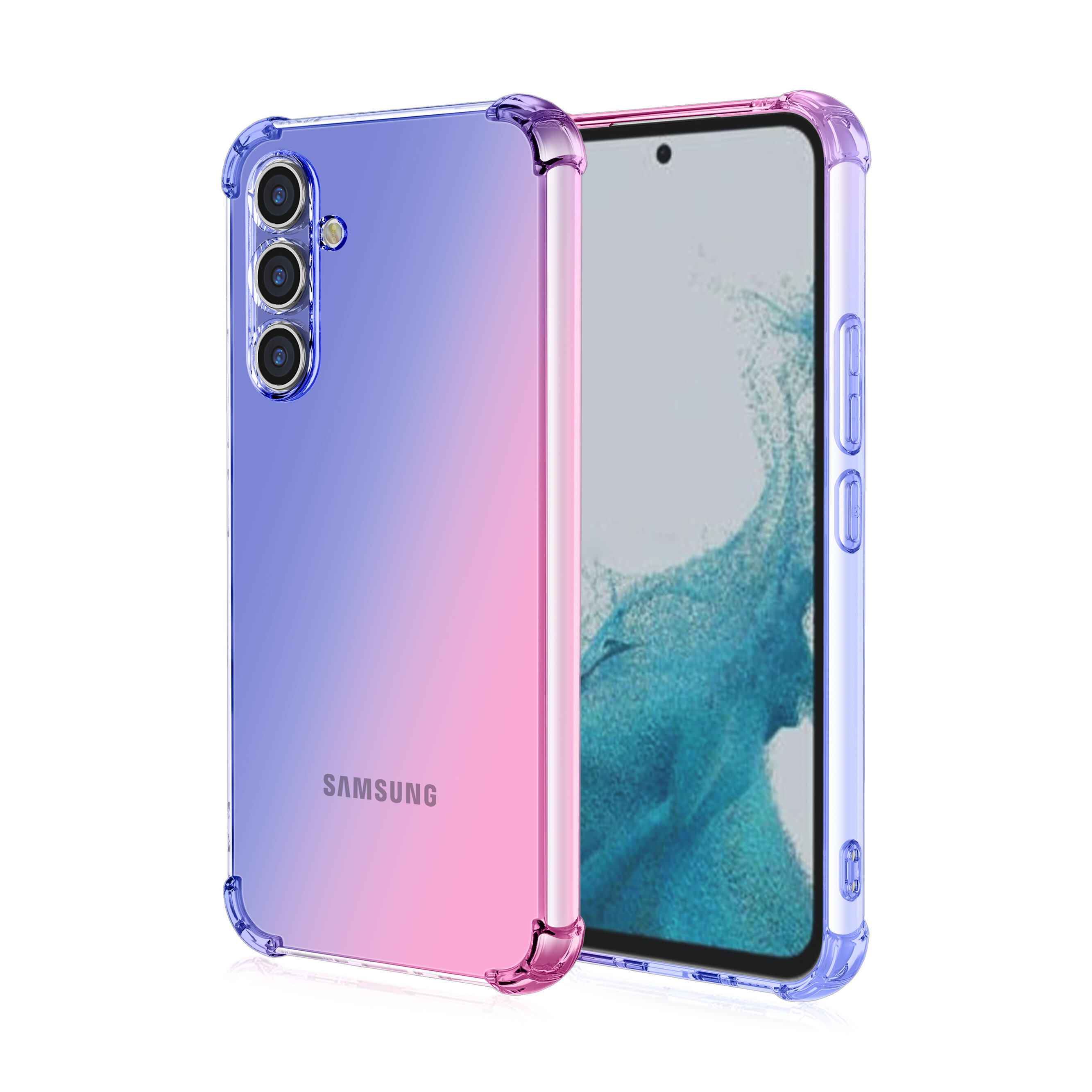 lthmy for Samsung Galaxy A35 5G Gradient Color Case Cover Soft TPU ...