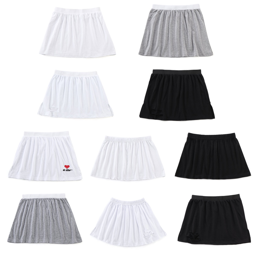 OKDEALS Extenders Shirt Hem A-line Skirts Hemline Women Slips Mini ...