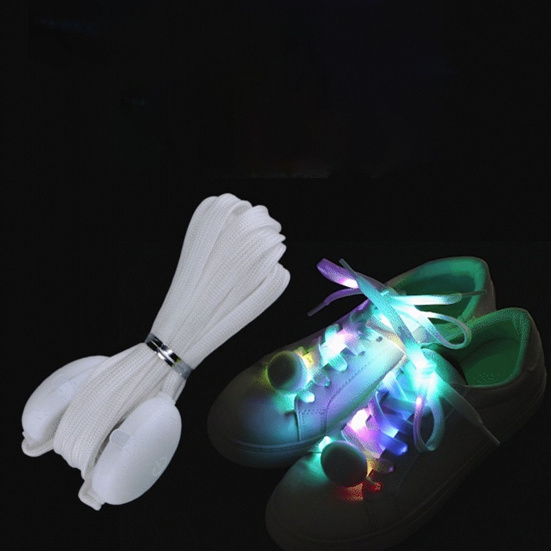 LED Light Up Shoe Laces Nylon with Flashing for Party Favors Dancing ...