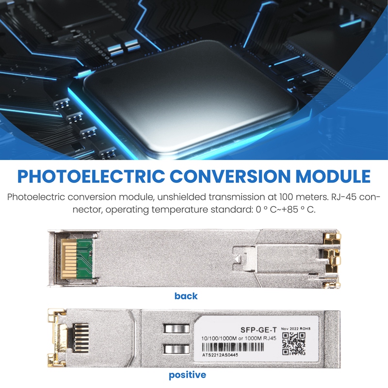 SFP Module RJ45 Switch Gbic 10/100/1000 Connector SFP Copper RJ45 SFP ...