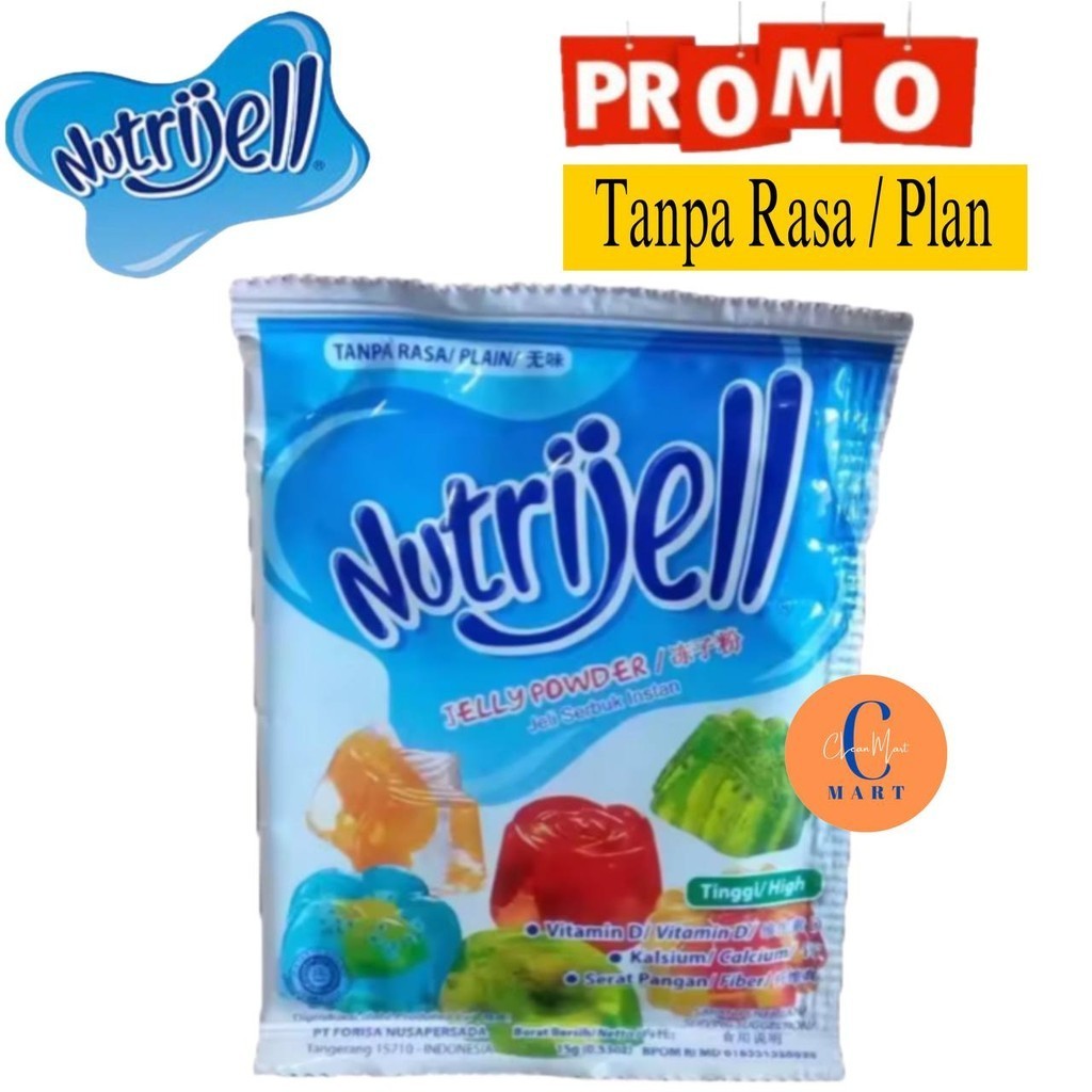 Nutrijell plain 10g Tanpa Rasa Kemasan Ekonomis | Lazada Indonesia