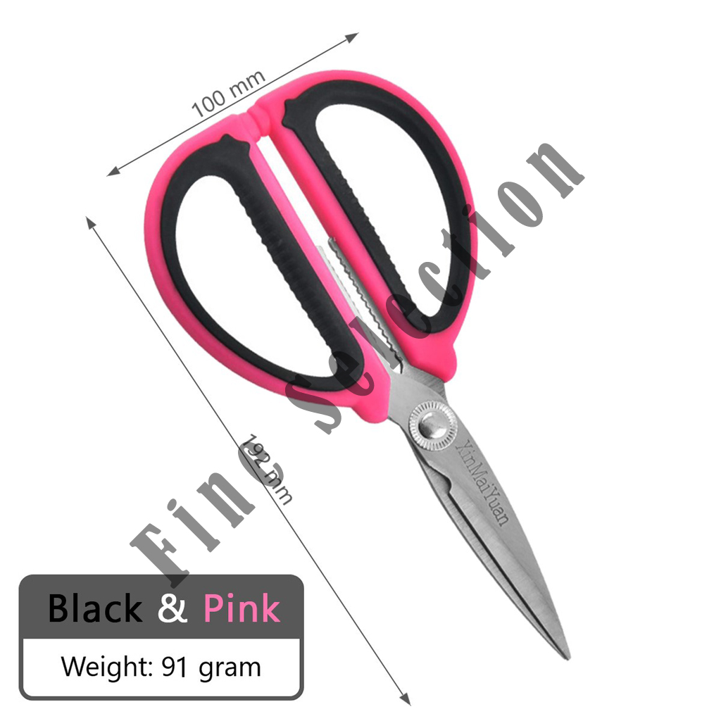 GUNTING SERBAGUNA HEAVY DUTY MULTIFUNCTION SCISSORS KAIN KARDUS KERTAS DAPUR FOOD SAFE STAINLESS ...