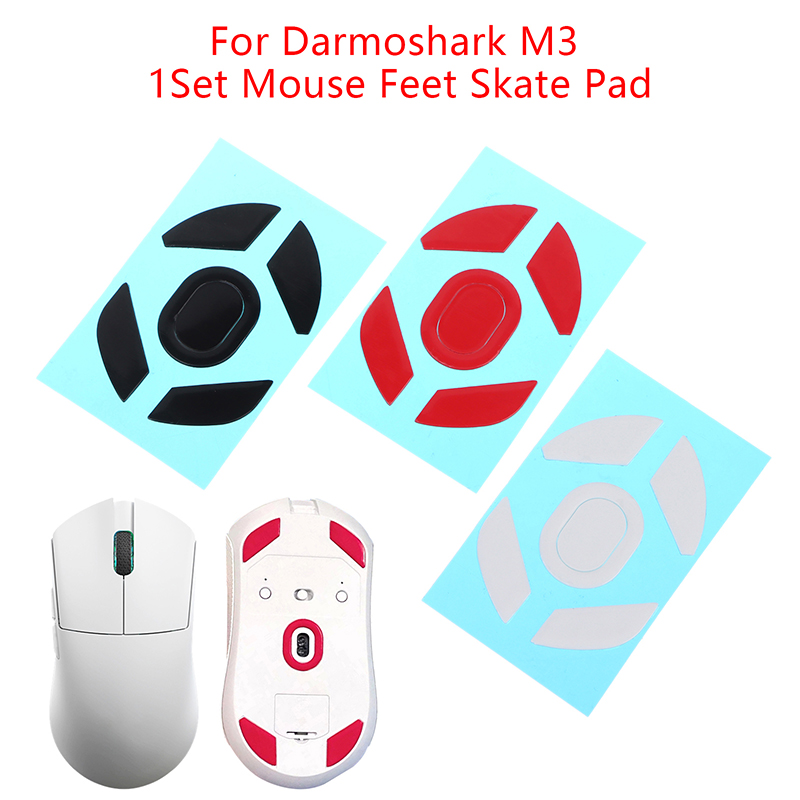 1Set Mouse Feet Mouse Skate for Darmoshark M3 Speed Control Mouse ...