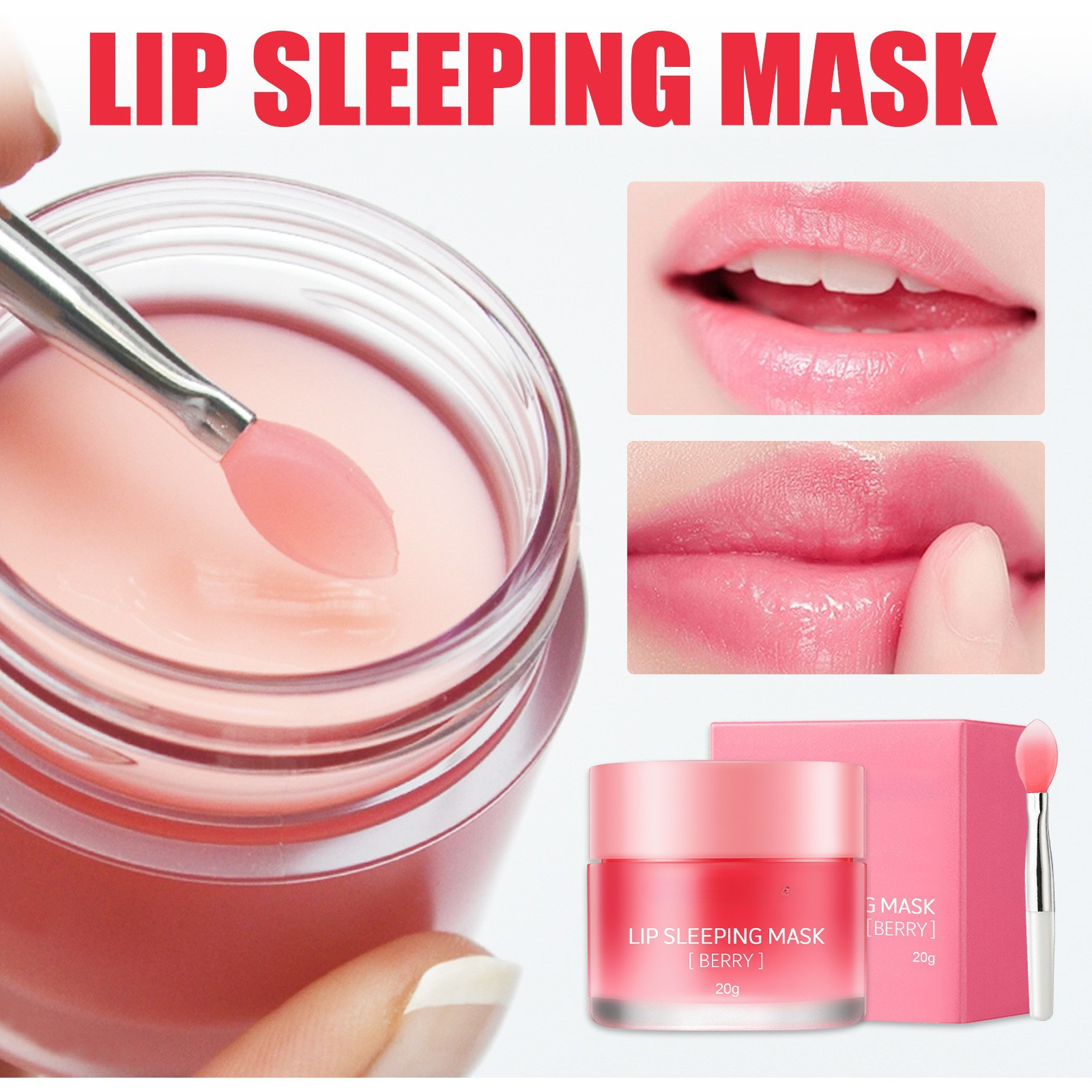 Berry Lip Sleeping Mask Nourish Moisturizing Night Sleep Balm Oil Anti ...