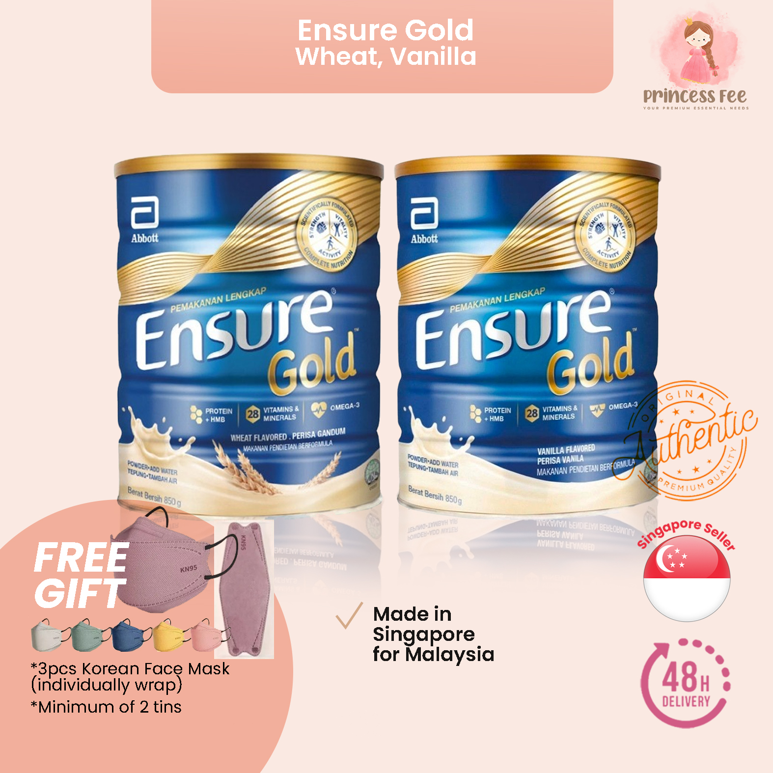 🇸🇬 Ensure GOLD 800gr Ensure Gold Vanilla 800gr Ensure gold Wheat 800g Ensure Gold 2.2KG | Lazada ...