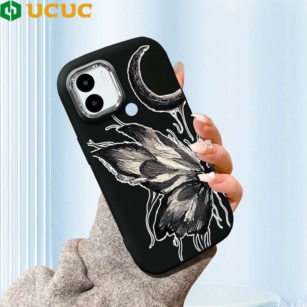 UCUC for Redmi A1+ A2+ A1 Plus A2 Plus Back Cover Half a Butterfly ...