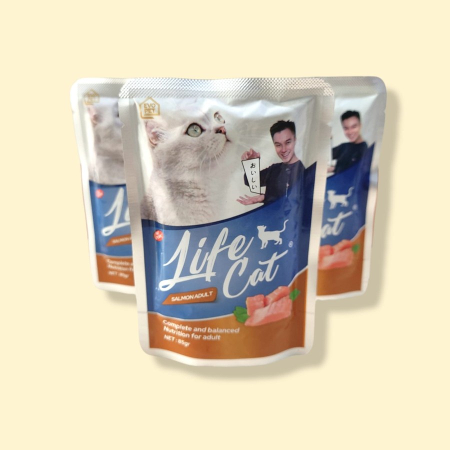 Life Cat Pouch / Sachet Wet Food 85gr Adult & kitten All Varian ...