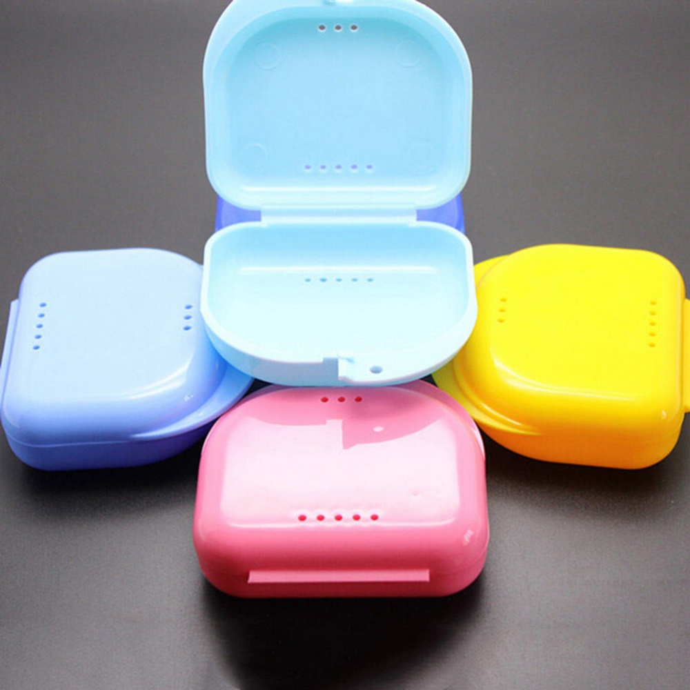 Dental Orthodontic Retainer Denture Storage Case Box Mouthguard ...